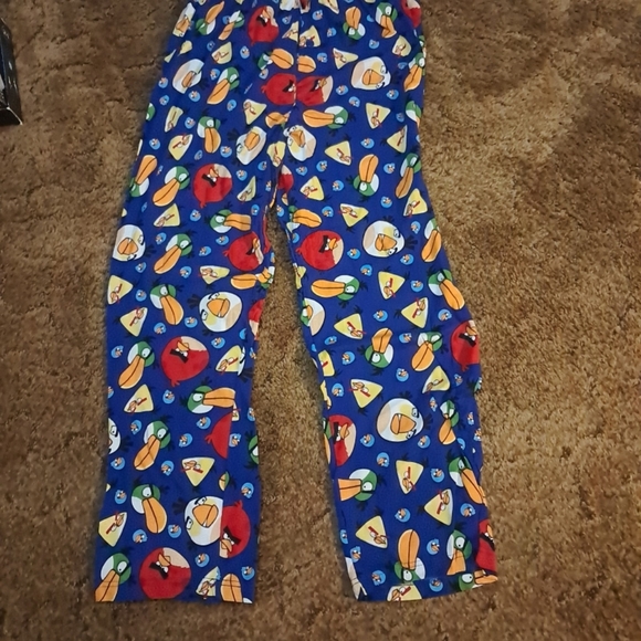 angry birds | Other | Mens Large Blue Angry Birds Pajama Pants | Poshmark